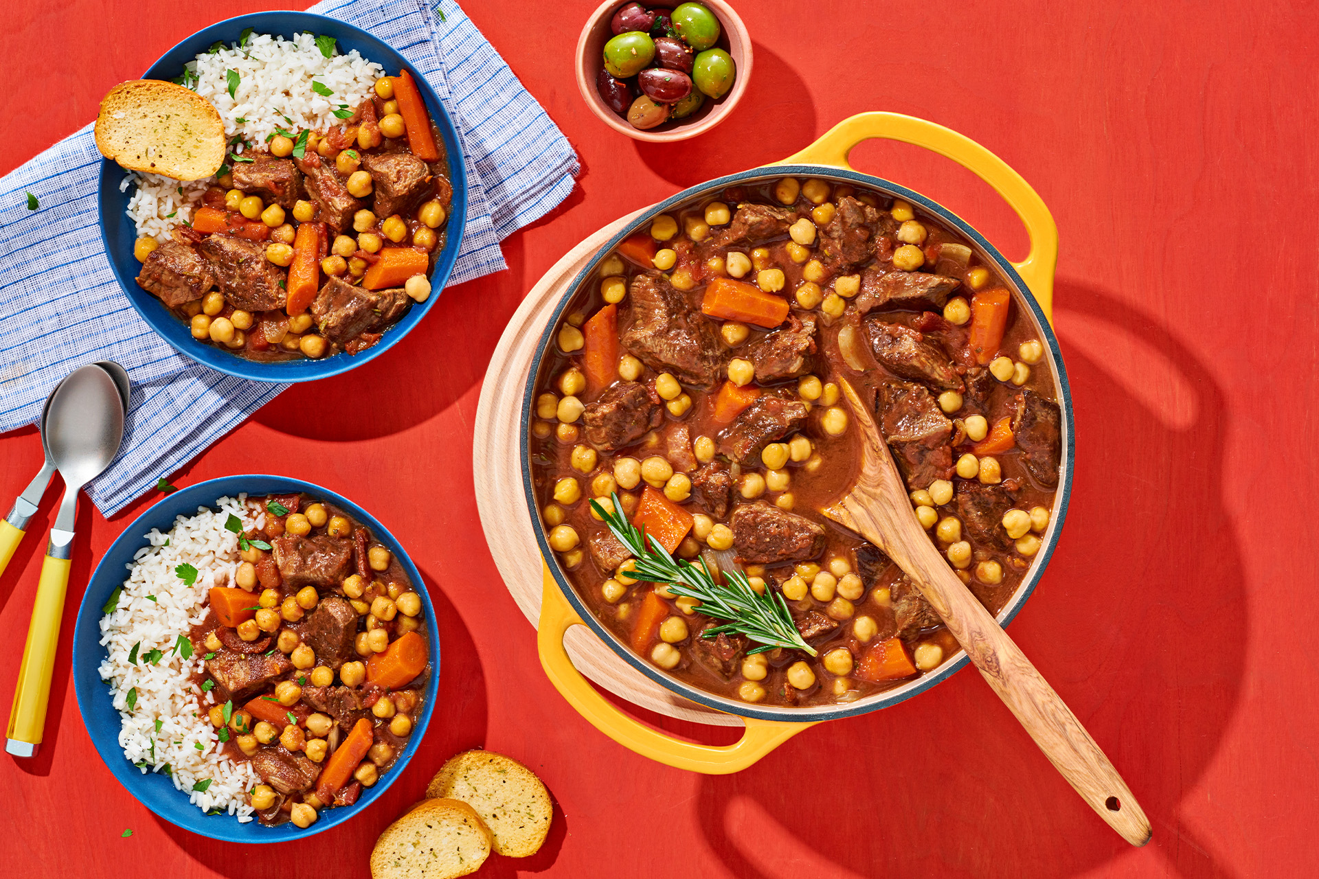 Mediterranean Beef & Chick Pea Stew | BUSH’S® Beans